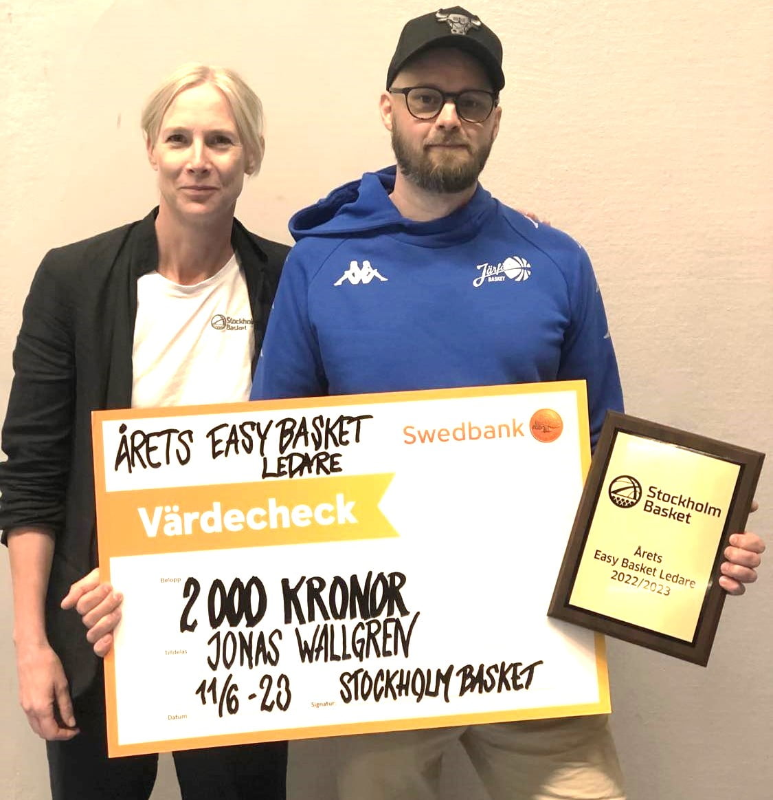 Årets Easy Basket-ledare - Jonas Wallgren - Stockholm Basket